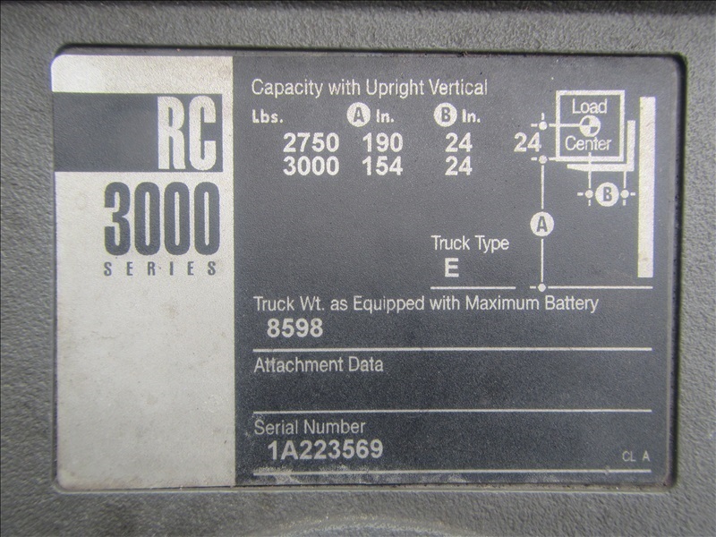 CROWN RC3000 | KENMORE HEAVY EQUIPMENT, CONTRACTORS EQUIPMENT ...