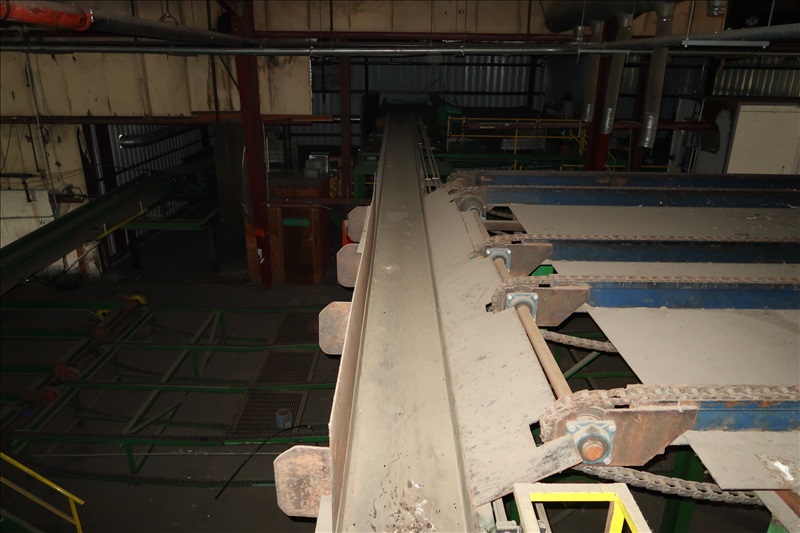 (2) APPROX 17"X25' OUTFEED BELTS W/HYDRAULIC DRIVE MOTOR TO APPROX 30 ...